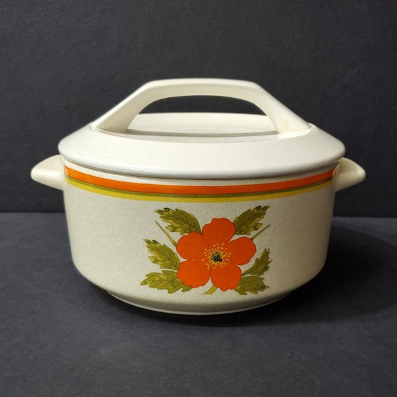 Lenox | Dining | Lenox Fire Flower Temperware 25 Quart Round Covered ...